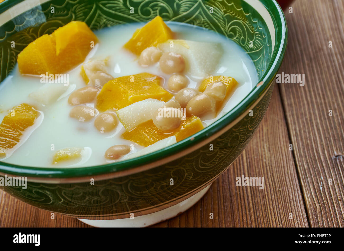 Olan Food set dish from Southern India of the Kerala cuisine Stock ...