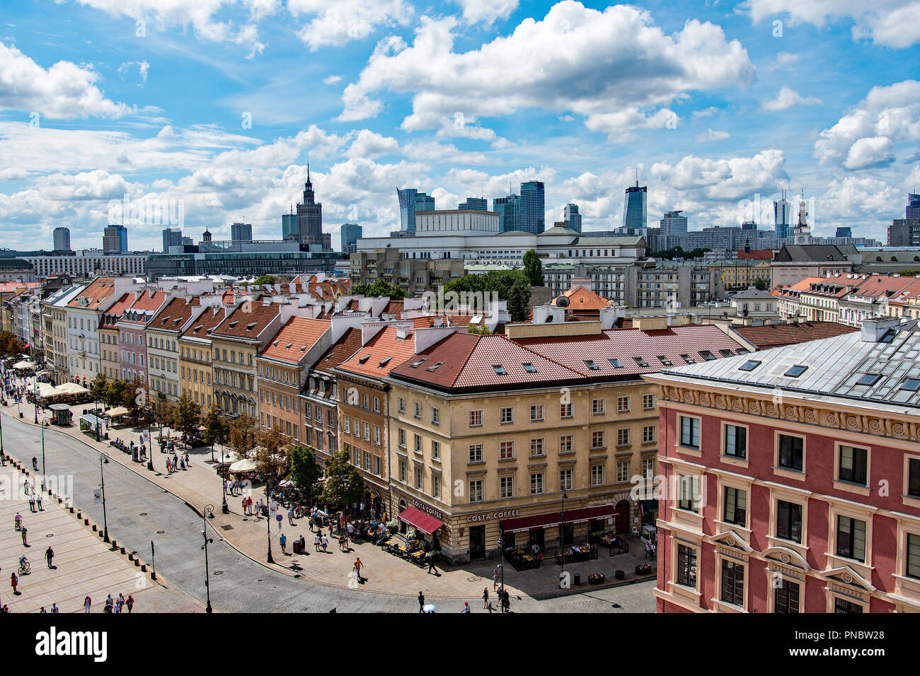 Aerial photo warsaw hi-res stock photography and images - Alamy