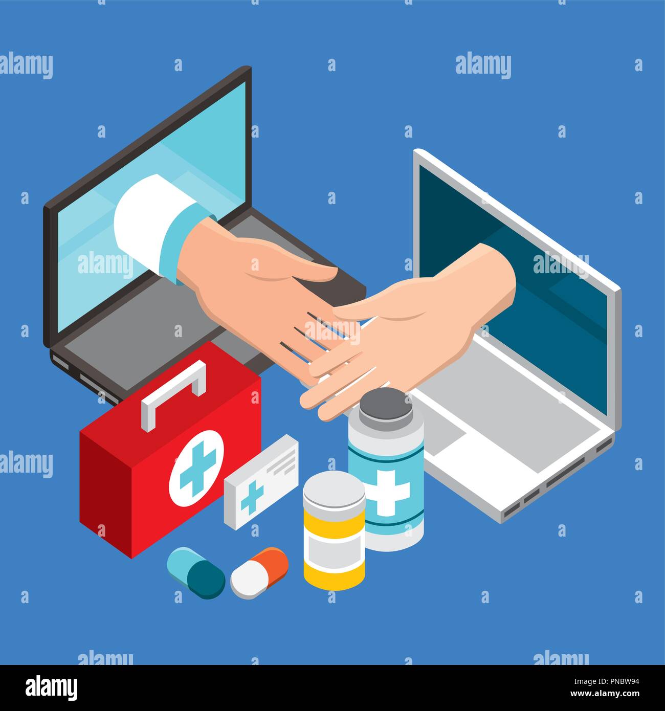 people digital health Stock Vector Image & Art - Alamy