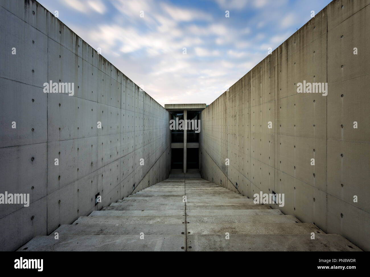 Modern architecture and cloudy sky Stock Photo - Alamy