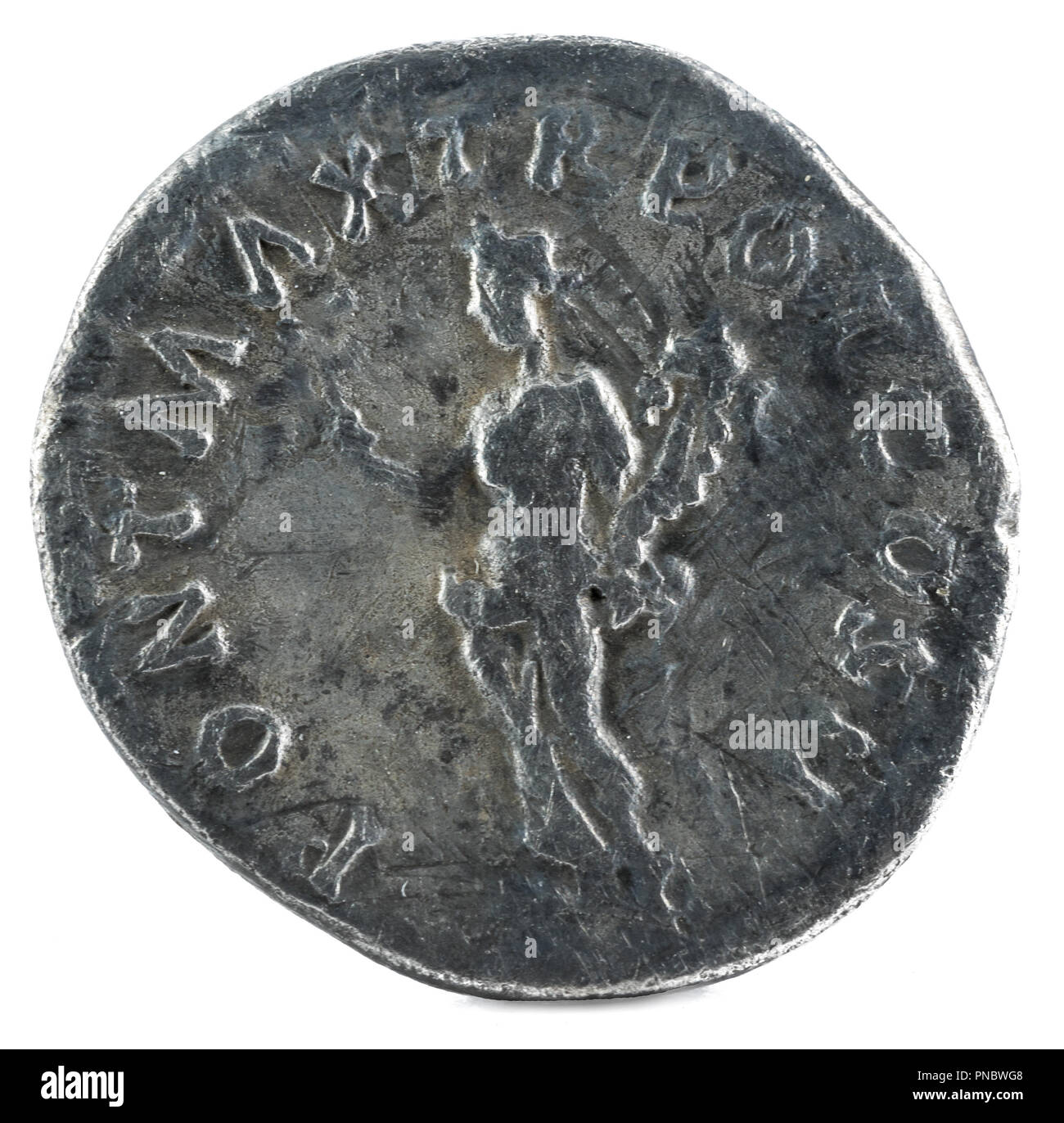 Silver denarius Cut Out Stock Images & Pictures - Alamy