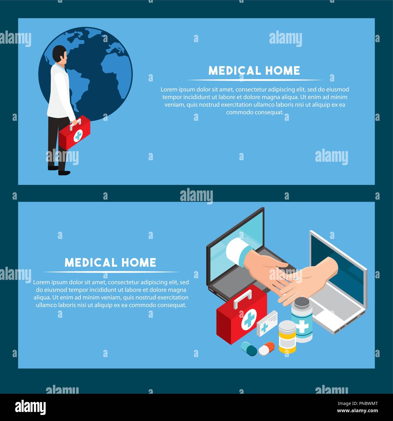 digital health concept Stock Vector Image & Art - Alamy