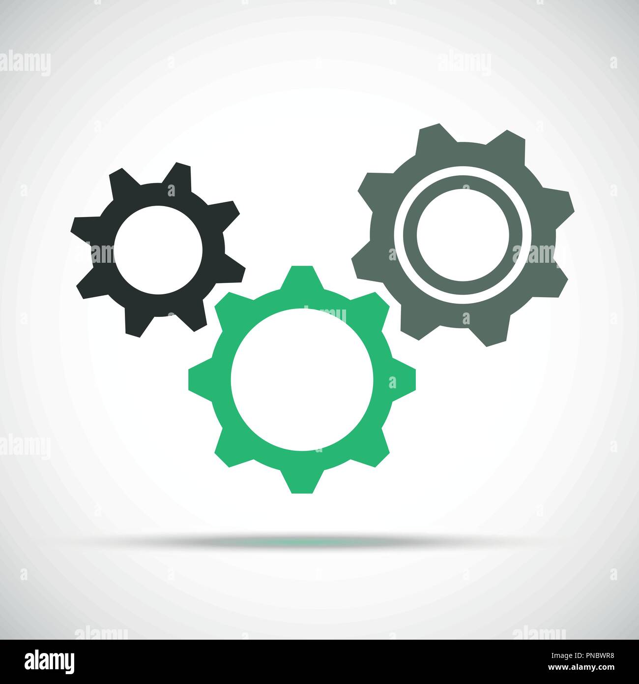 Gear cog wheel design symbol Stock Vector Images - Alamy