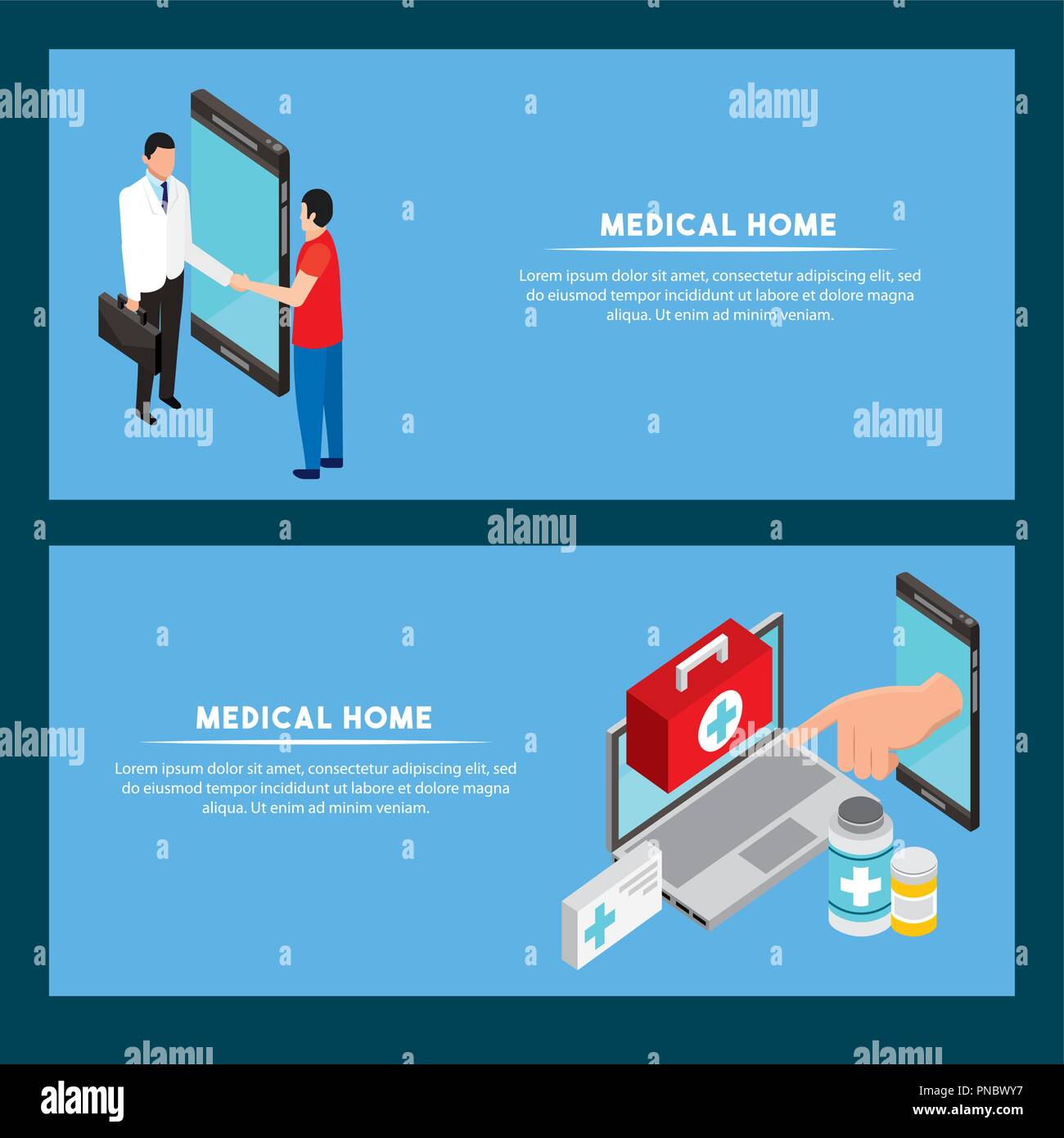 digital health concept Stock Vector Image & Art - Alamy