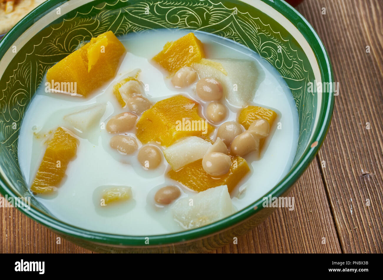 Olan Food set dish from Southern India of the Kerala cuisine Stock ...