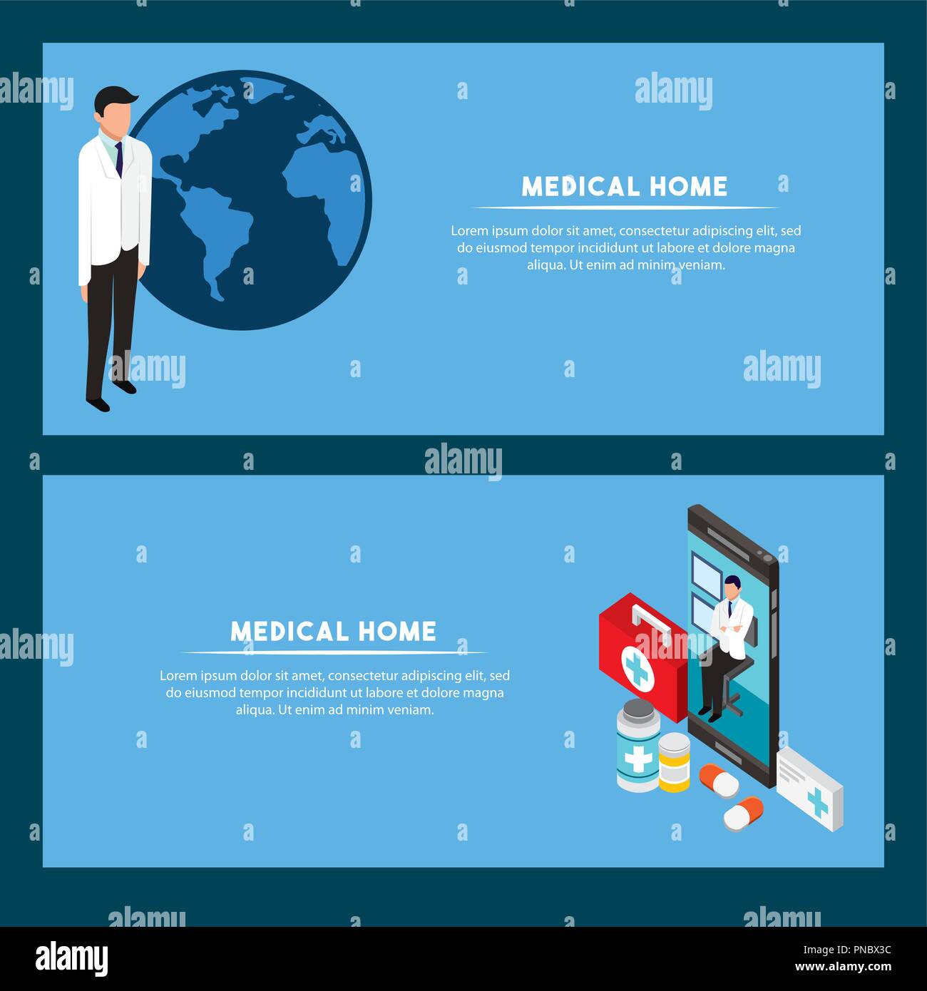 digital health concept Stock Vector Image & Art - Alamy