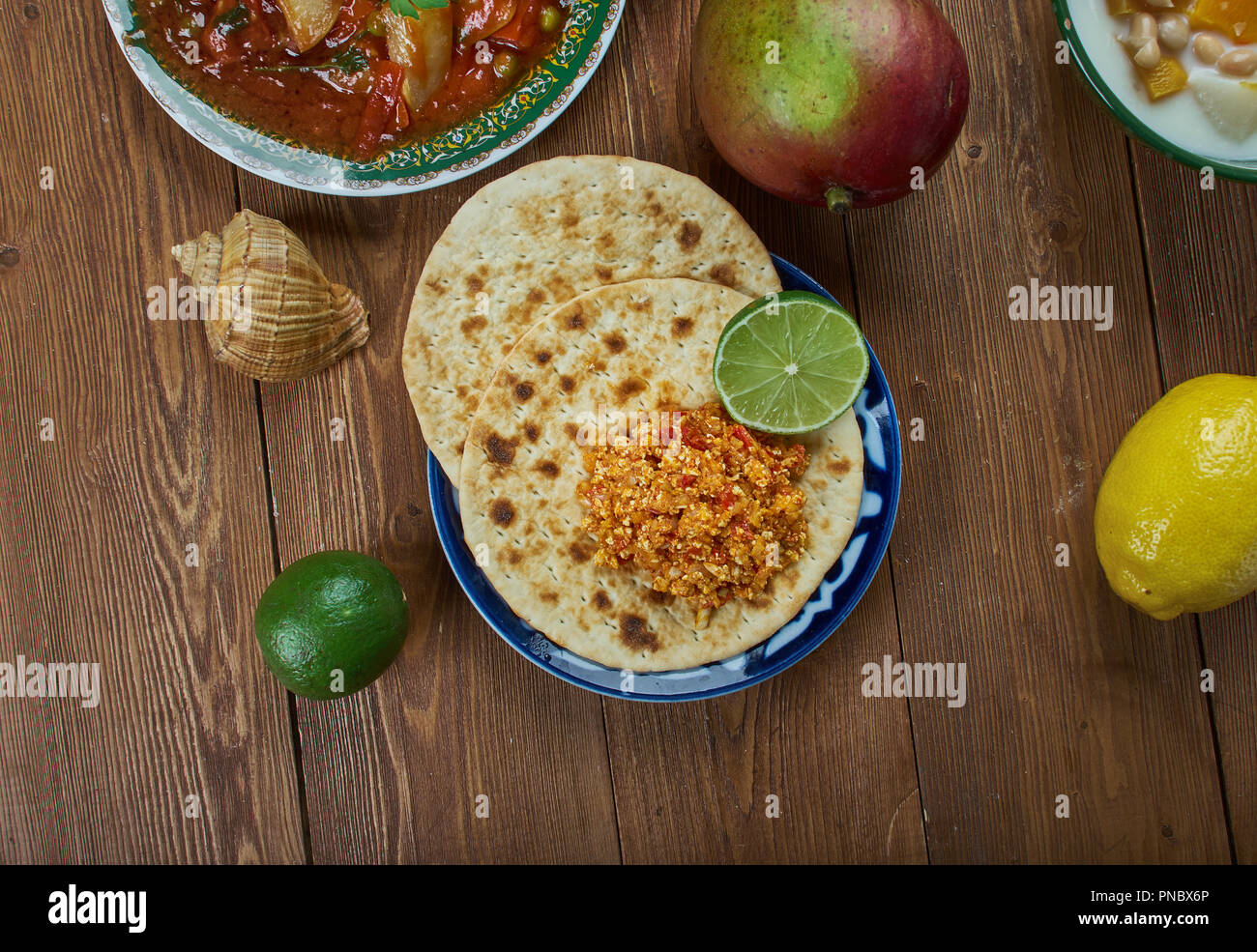 Chammanthi podi, set dish from Southern India, dry condiment and ...