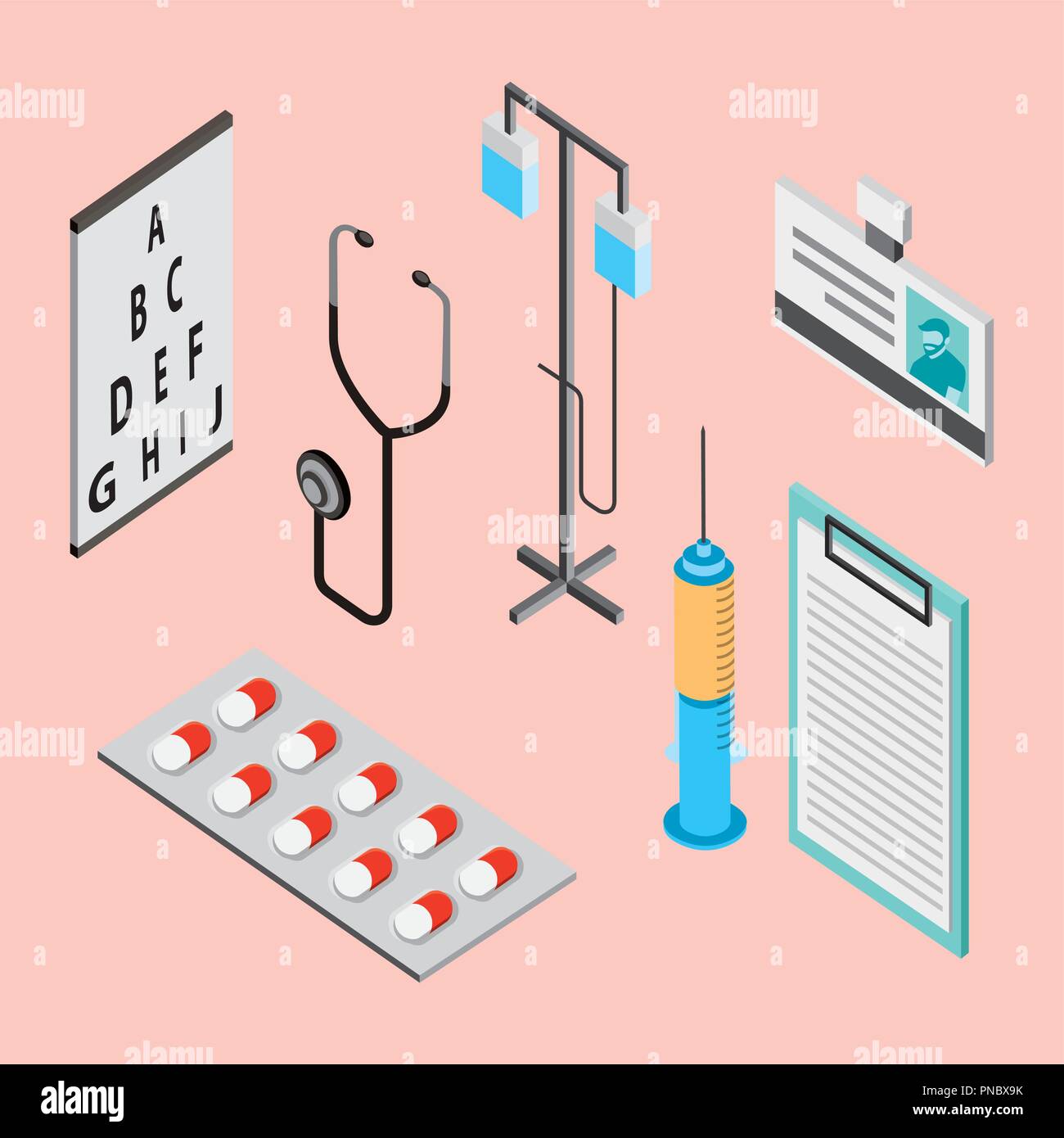 medical health card Stock Vector Image & Art - Alamy