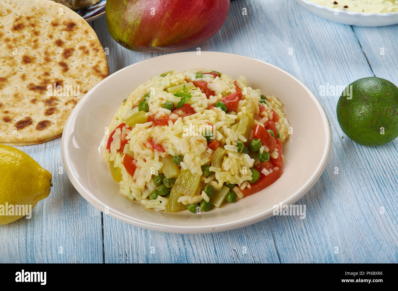 Chirer polao, Flattened rice, Bengali cuisine, Asia Traditional ...