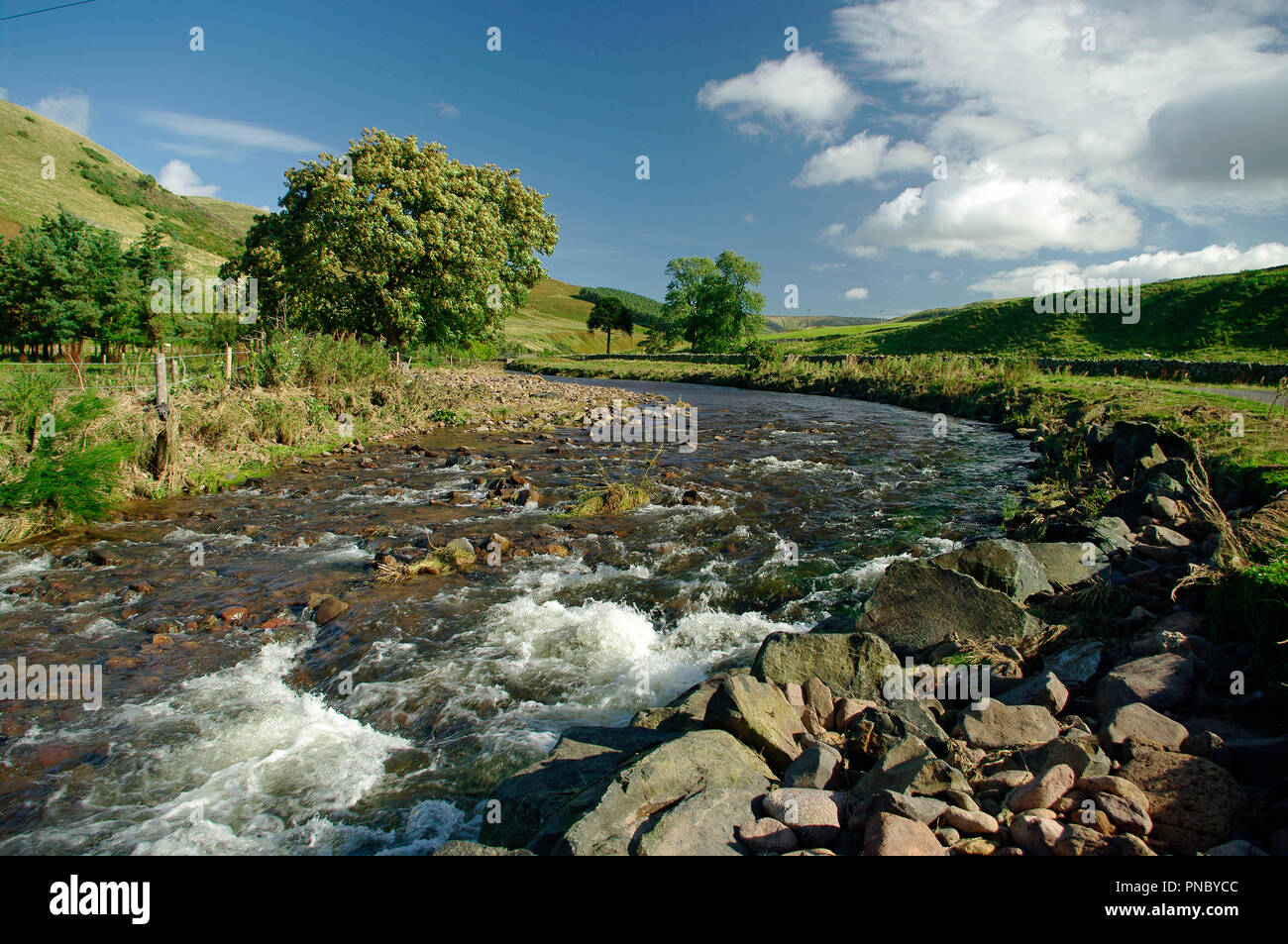 Bowmont Water, Northumberland Stock Photo - Alamy