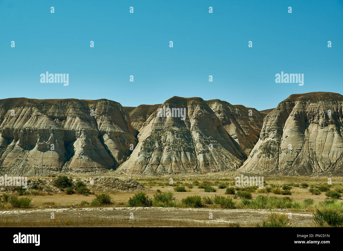 Naryn river valley, Naryn Region, Tian Shan mountains in Kyrgyzstan ...