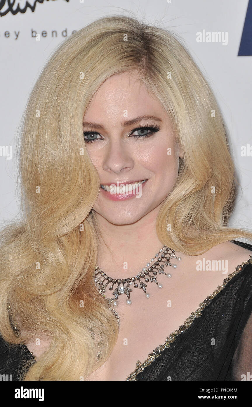 Avril Lavigne at the 25th Annual Race to Erase MS Gala held at the ...