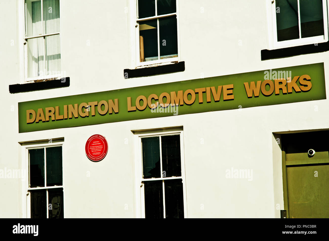 Darlington Locomotive Works, Hopetown Lane, Darlington, England Stock ...