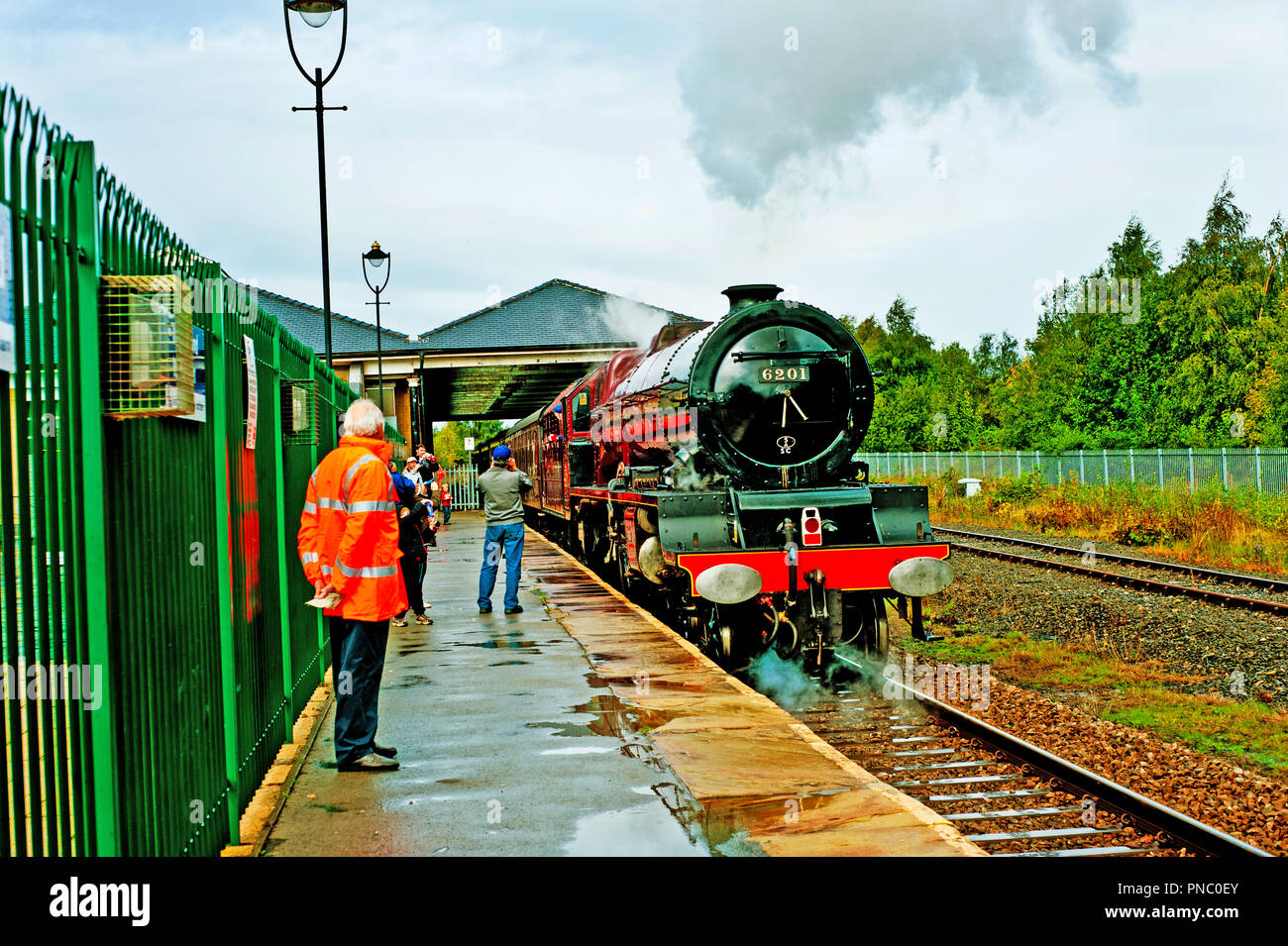 Princess class No 6201 Princess Elizabeth at North Road Station ...