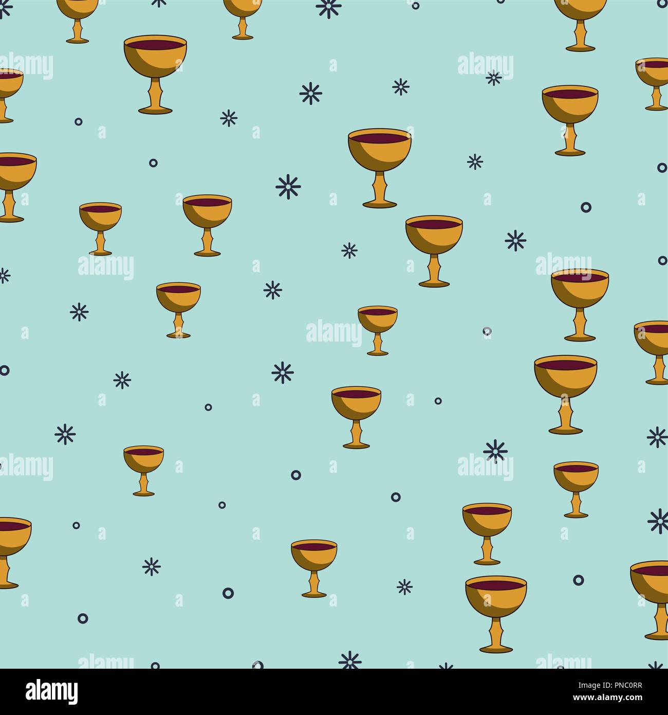 Catholic chalice pattern background Stock Vector Image & Art - Alamy