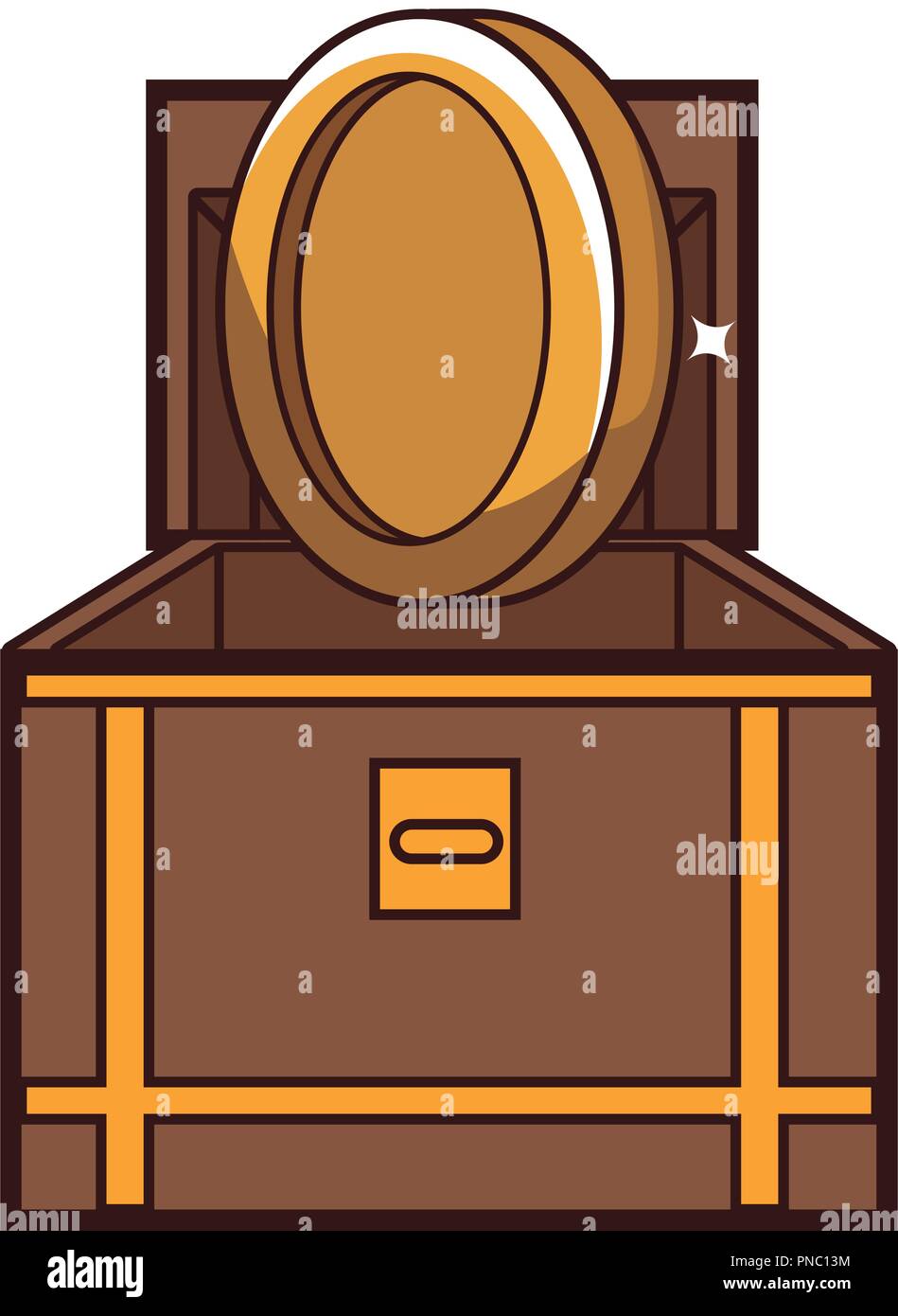 Chest with coin videogame cartoon Stock Vector Image & Art - Alamy