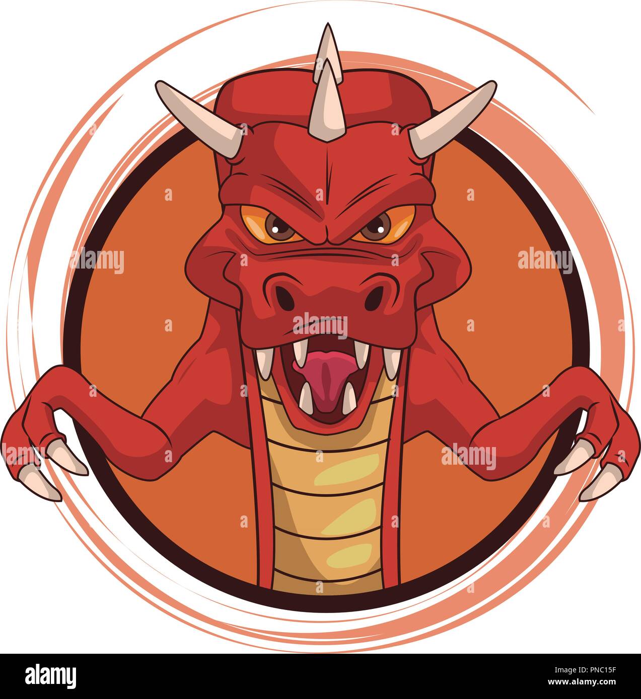 Dragon videogame cartoon Stock Vector Image & Art - Alamy