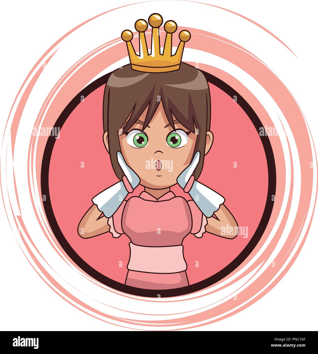 Princess videogame cartoon Stock Vector Image & Art - Alamy