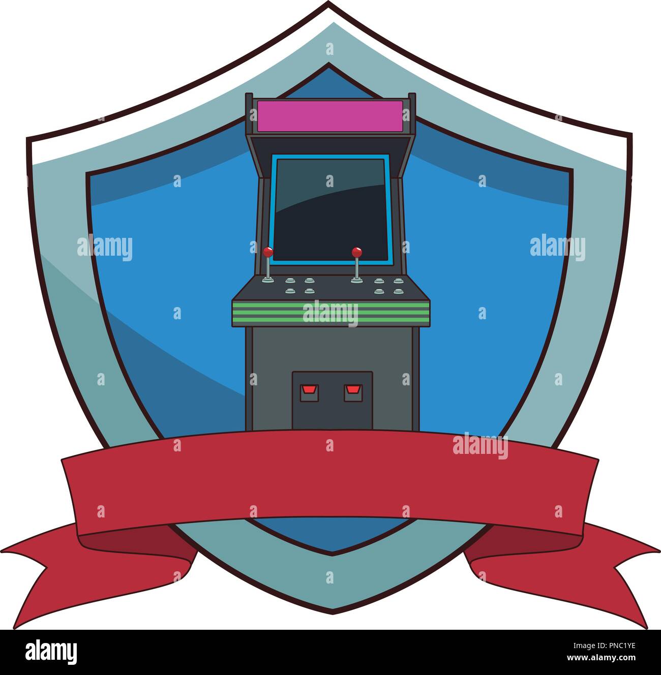 Arcade retro videogame cartoon Stock Vector Image & Art - Alamy