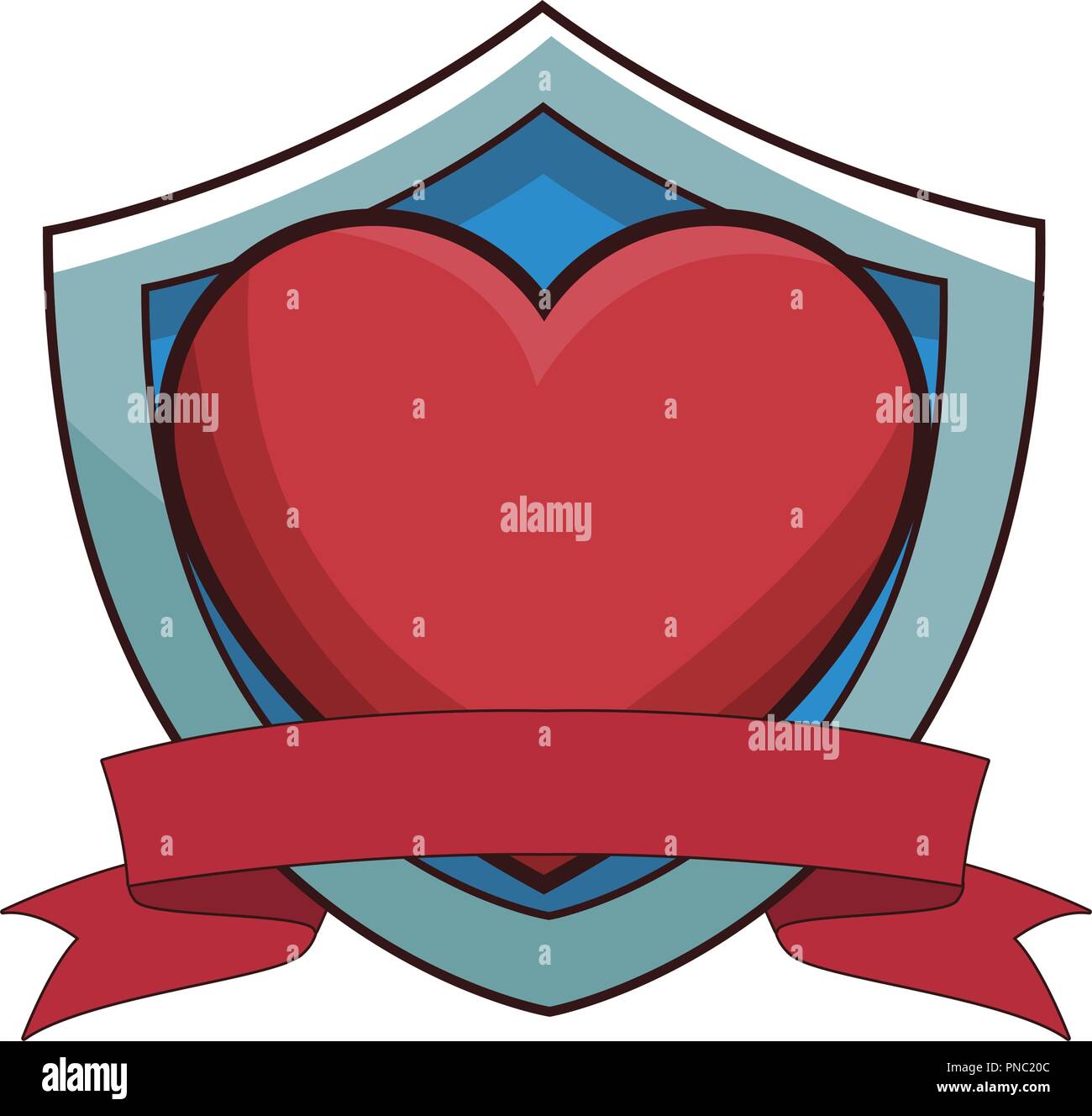 Heart videogame element cartoon Stock Vector Image & Art - Alamy