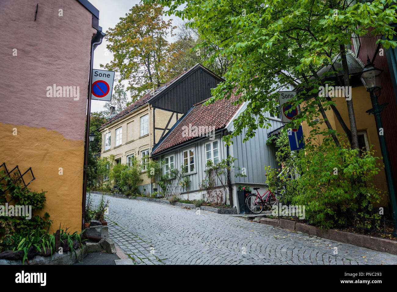 Damstredet neighbourhood known for quirky 18th-century wooden houses ...