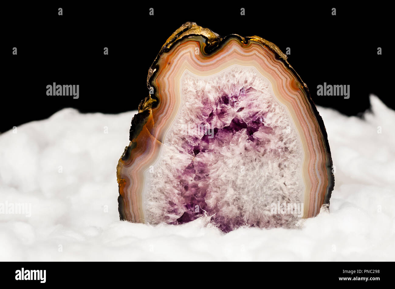 Agate is the name given to numerous varieties of banded Chalcedony, a ...