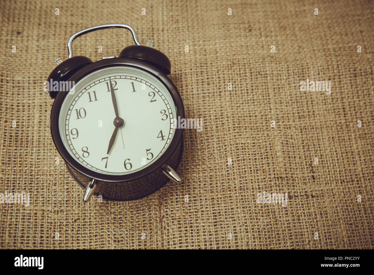 Clock face showing time seven hi-res stock photography and images - Alamy