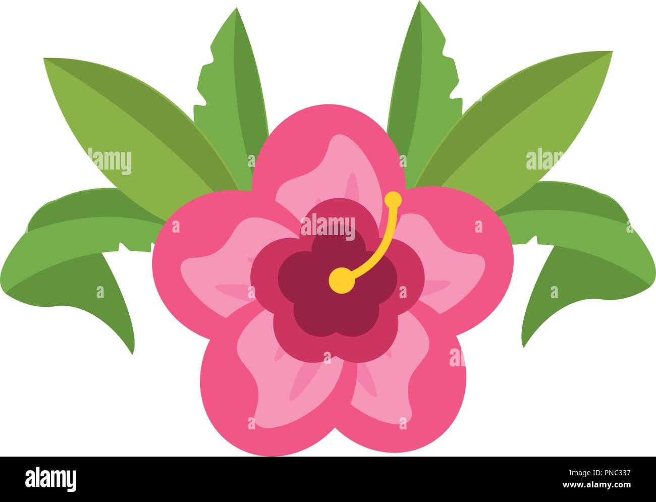 Flower symbol isolated Stock Vector Image & Art - Alamy