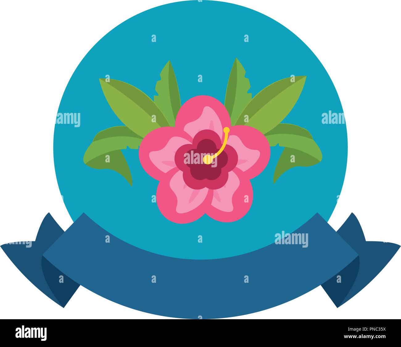 Isolated floral forms Stock Vector Images - Alamy