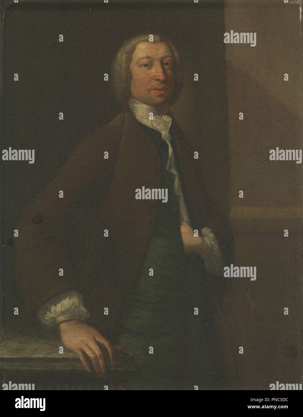 Tobias Smollett. Date/Period: Ca. 1750. Portrait. Oil on canvas. Height ...