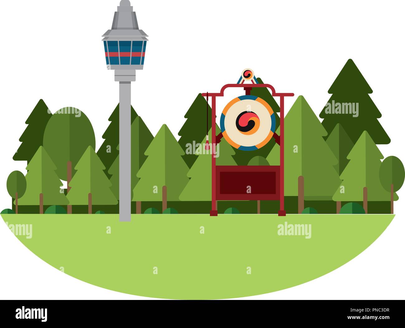 Korean traditional musical instrument Stock Vector Images - Alamy