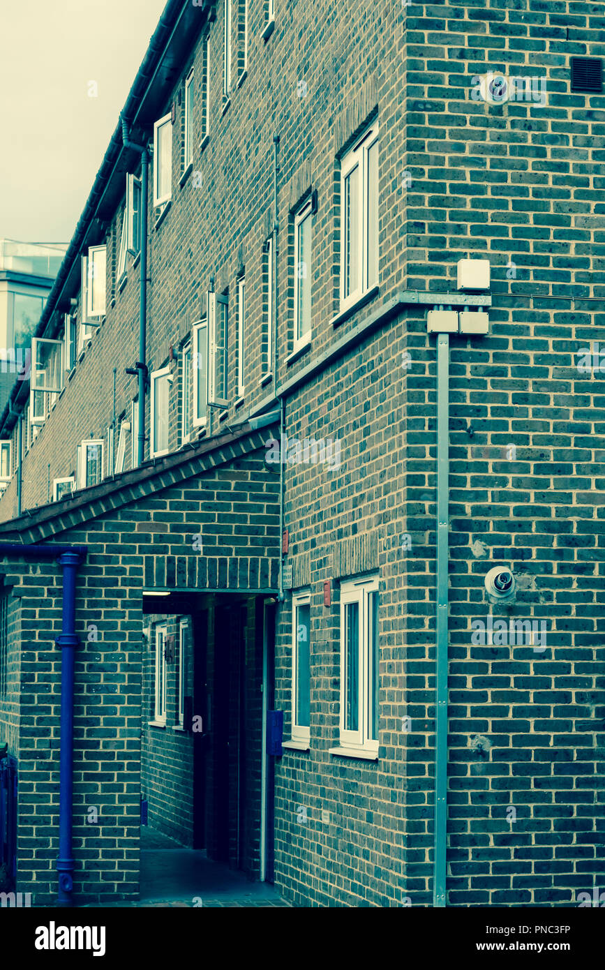 Council block house, London, England, UK Stock Photo - Alamy