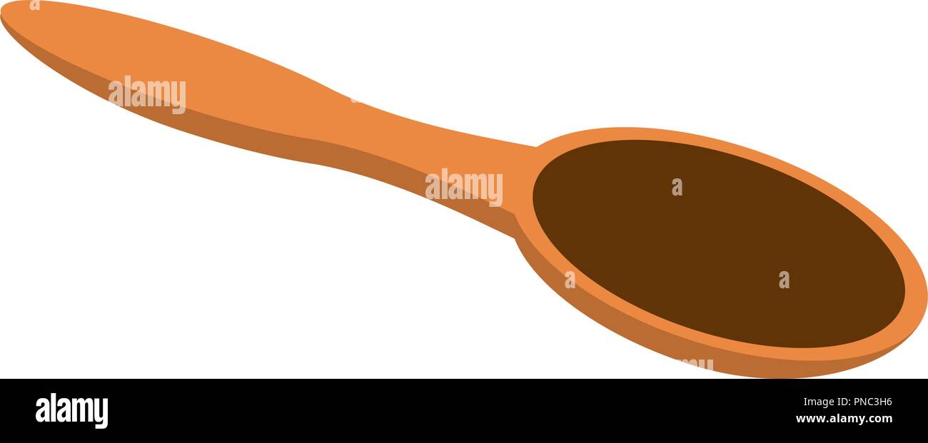 Wooden spa spoon Stock Vector Image & Art - Alamy