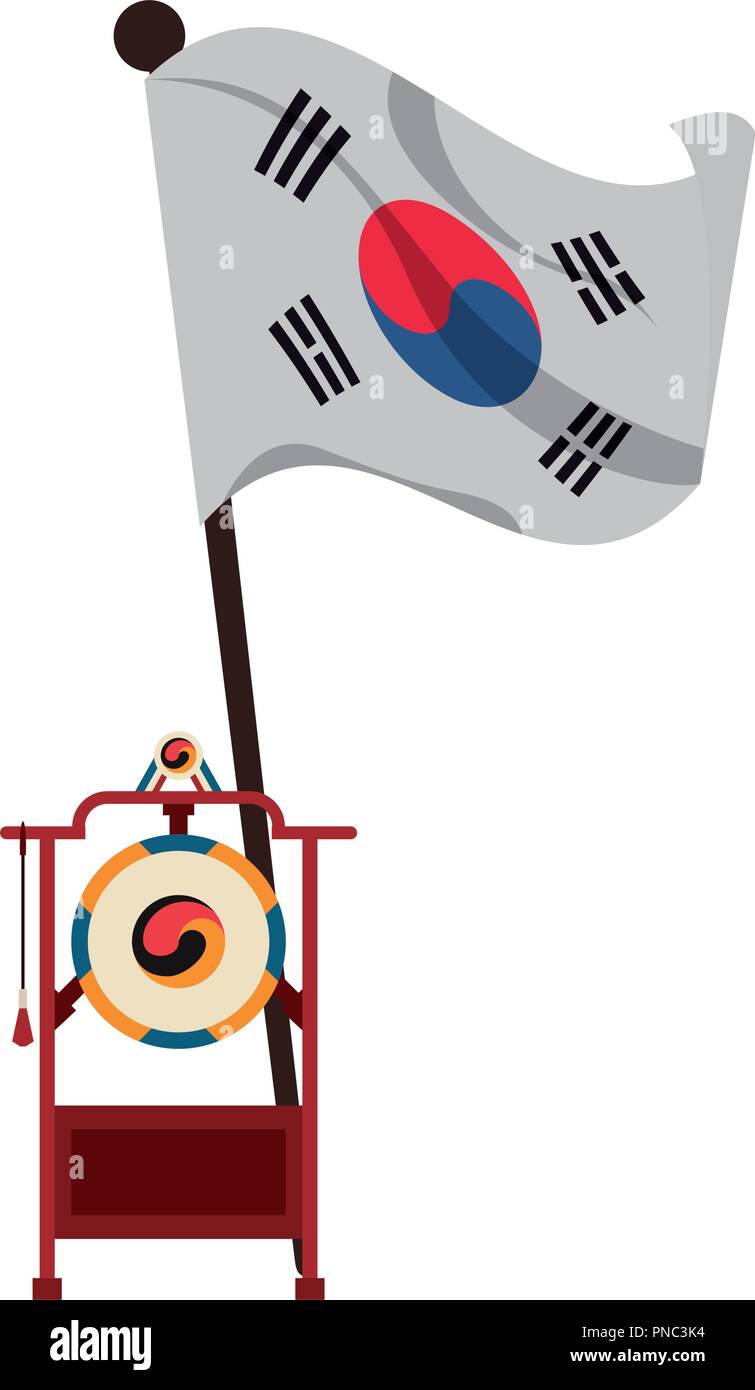 Korean traditional musical instrument Stock Vector Images - Alamy