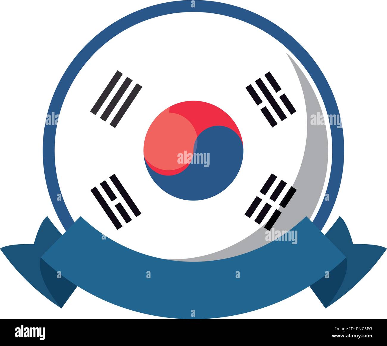Korea flag symbol Stock Vector Image & Art - Alamy
