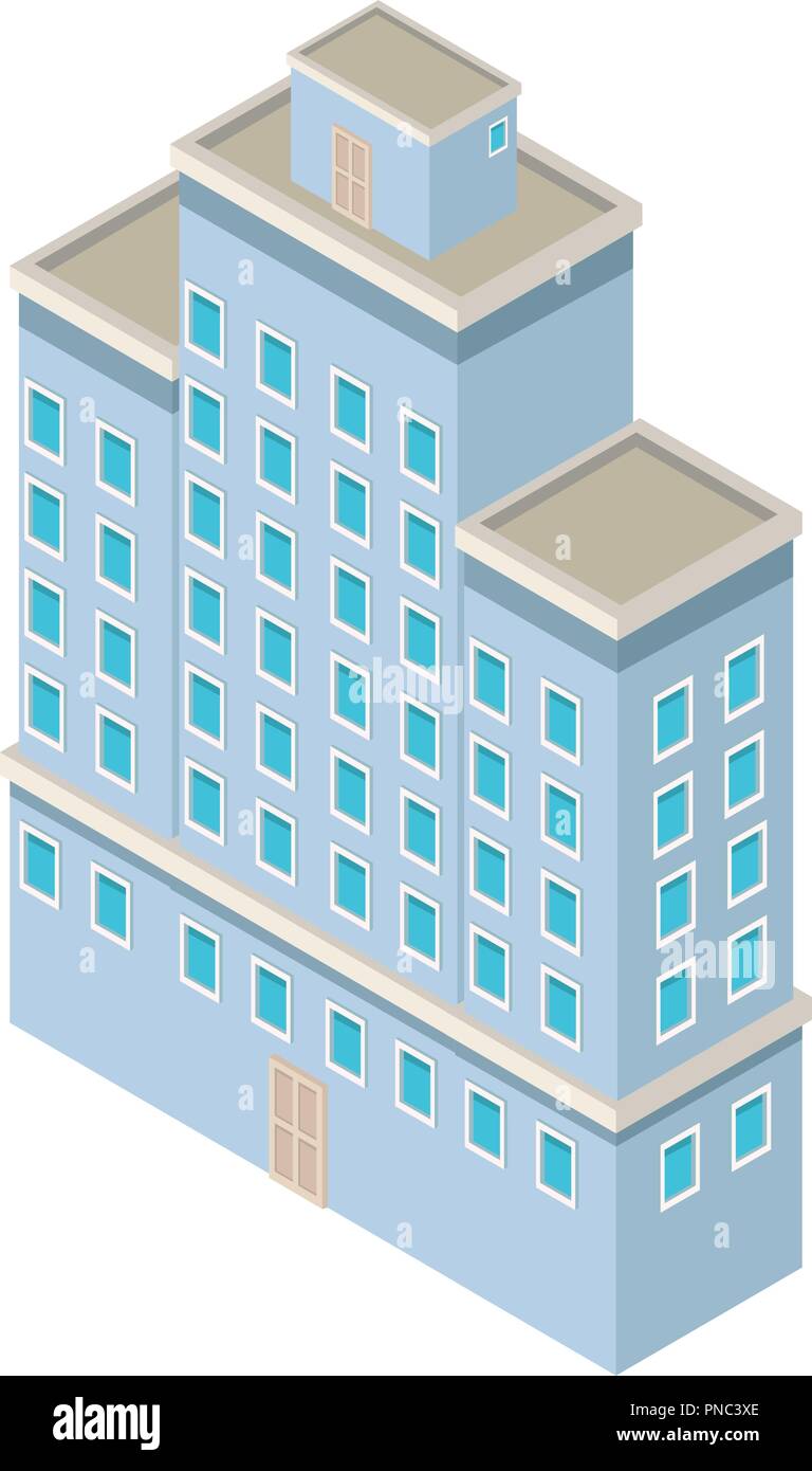 Cosmopolitan office building Stock Vector Images - Alamy