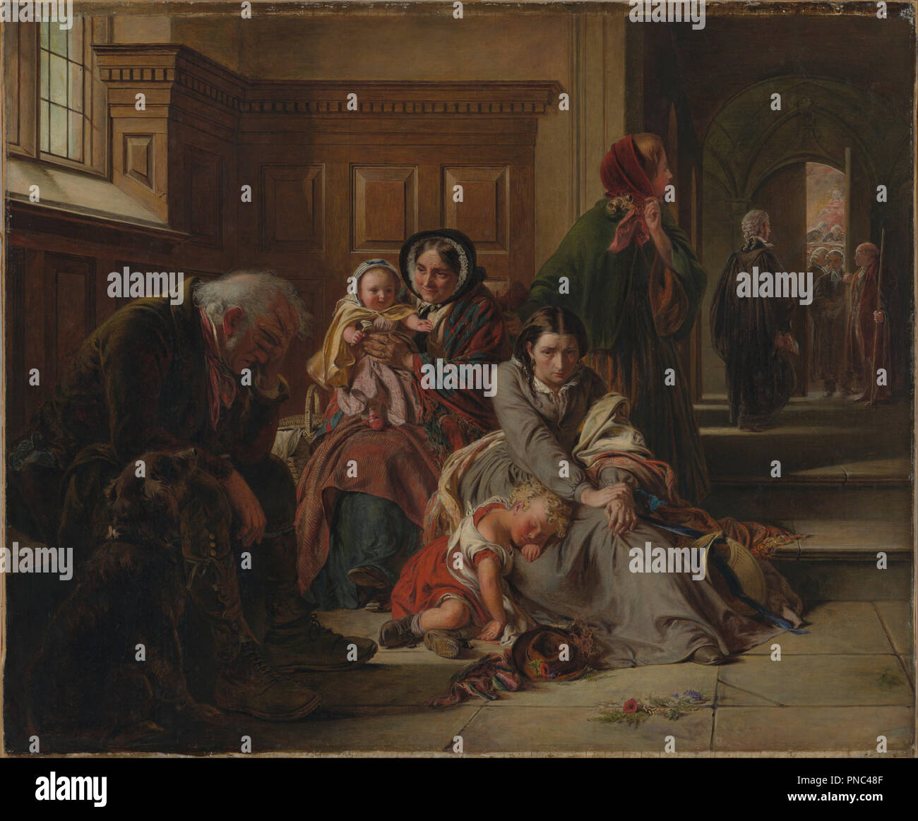 Waiting for the Verdict. Date/Period: 1859. Painting. Oil on canvas ...
