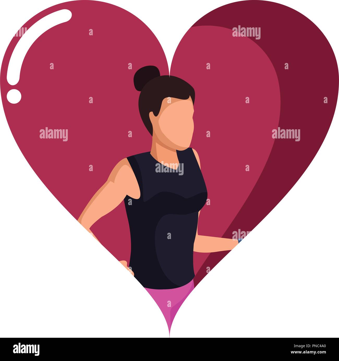 Fitness woman avatar Stock Vector Image & Art - Alamy