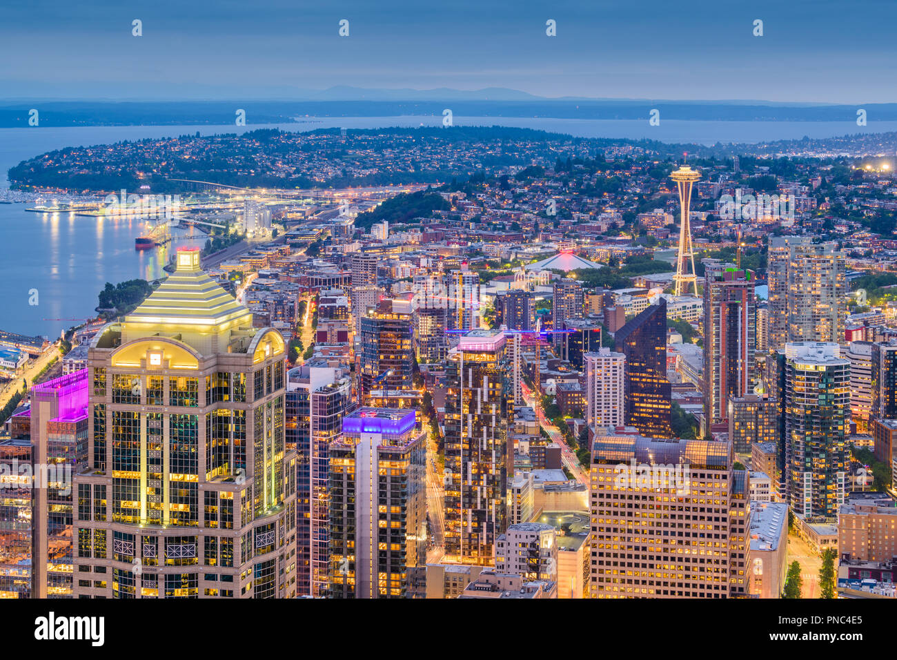Seattle skyline america hi-res stock photography and images - Alamy