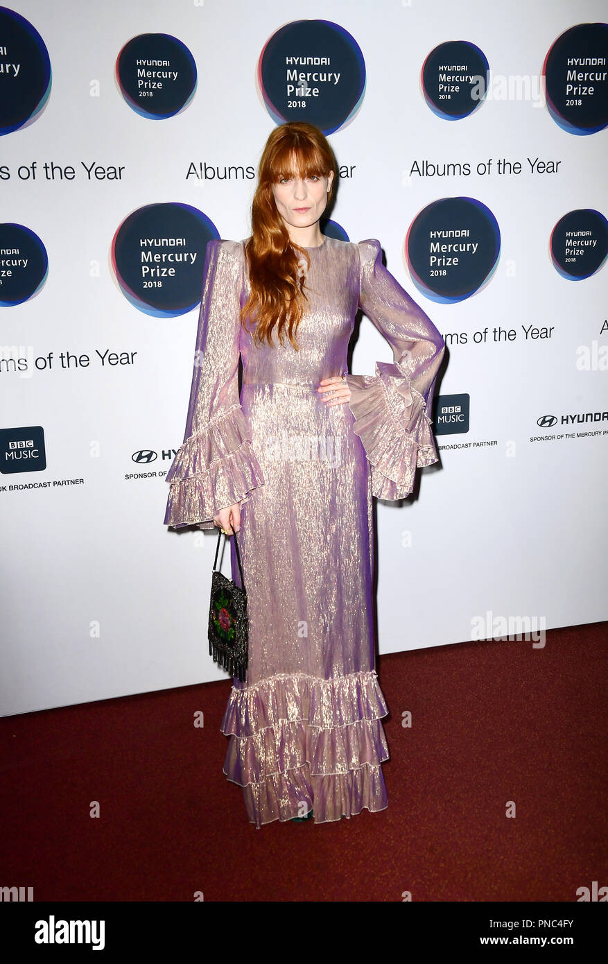 Florence Welch of Florence and The Machine attending the 2018 Hyundai ...