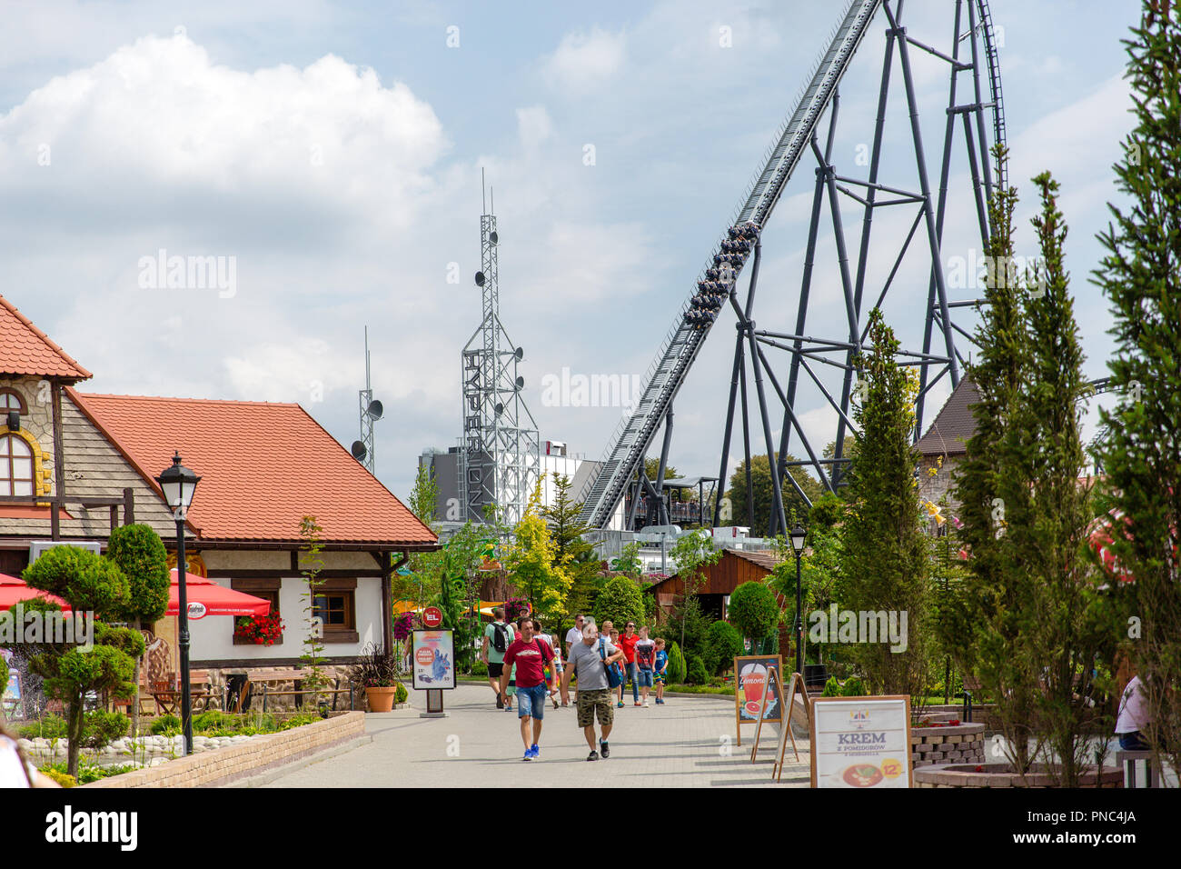 Energylandia the largest amusement park in Poland with the biggest ...