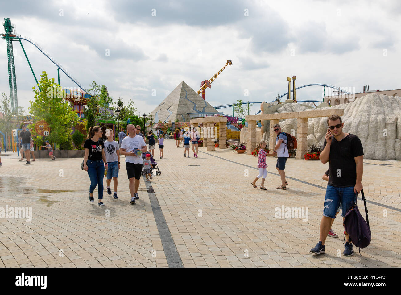 Energylandia the largest amusement park in Poland with the biggest ...