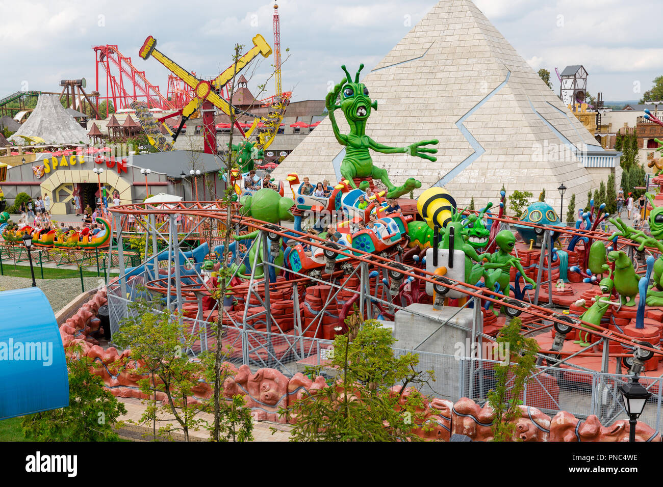 Energylandia the largest amusement park in Poland with the biggest ...
