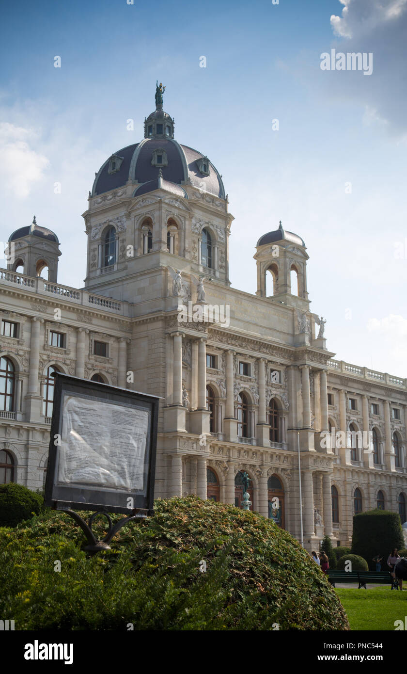 Vienna, Austria, September 7, 2018.Cityscape views of one of Europe's ...