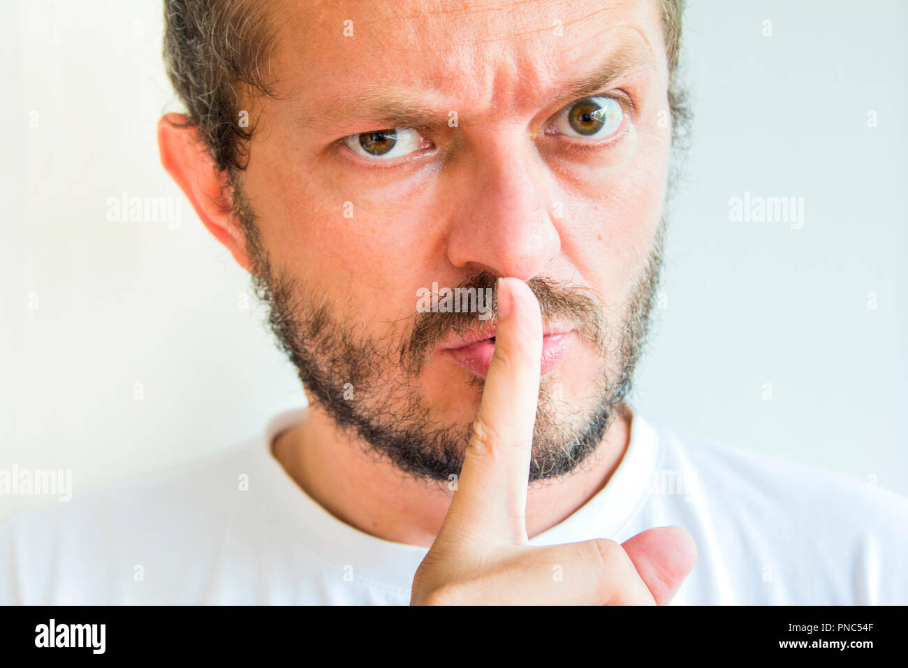 Shh hi-res stock photography and images - Alamy