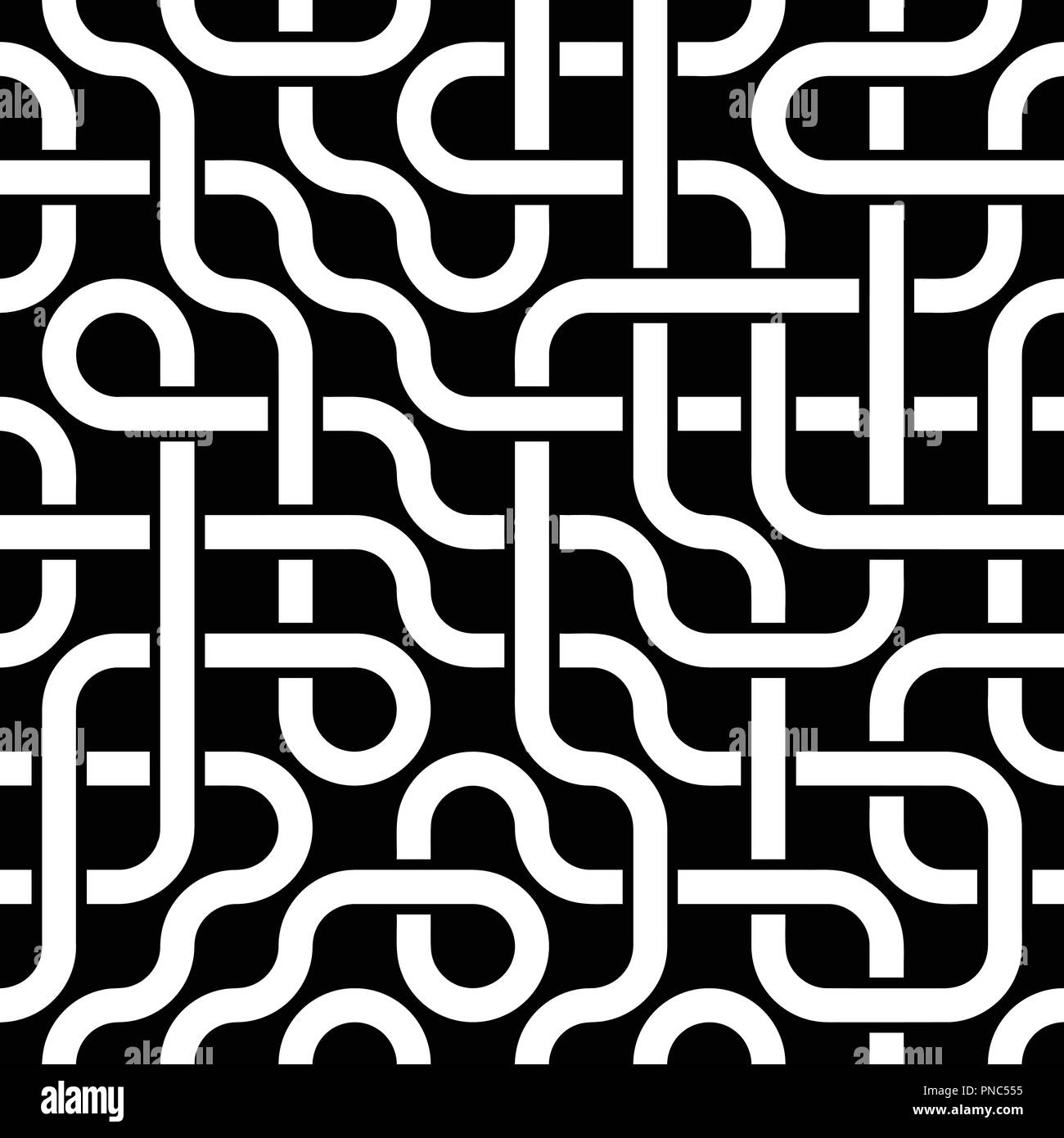 Pipeline grid. Abstract geometric design of tubes. industrial ...