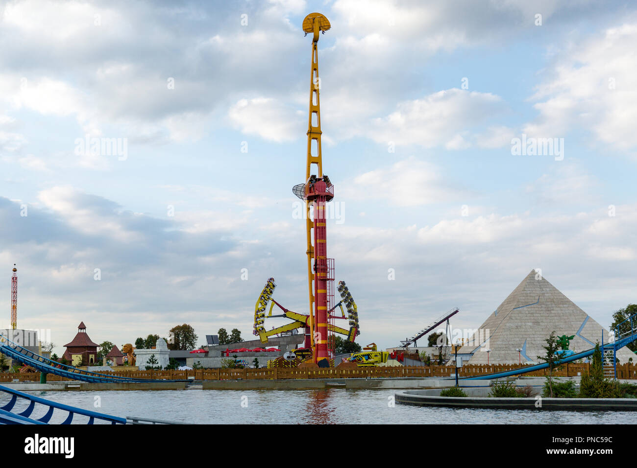 Energylandia the largest amusement park in Poland with the biggest ...