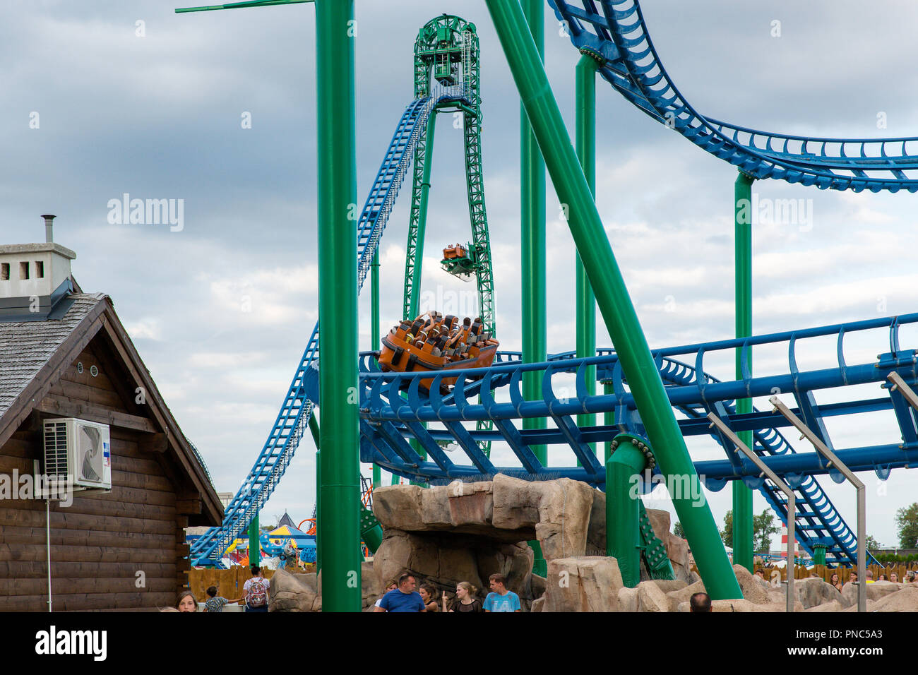 Energylandia the largest amusement park in Poland with the biggest ...