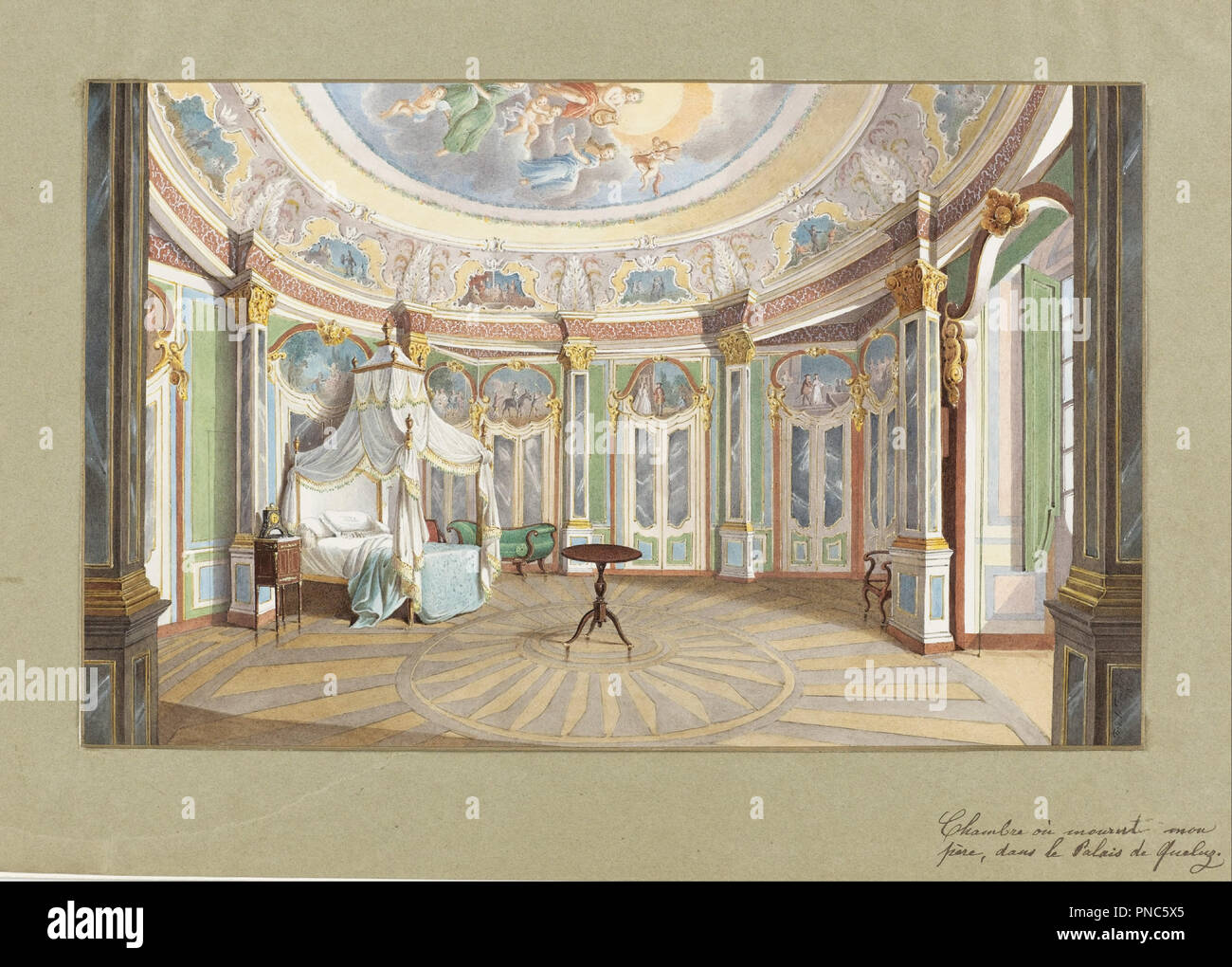 Bedroom of King Pedro IV of Portugal (Emperor Dom Pedro I of Brazil ...