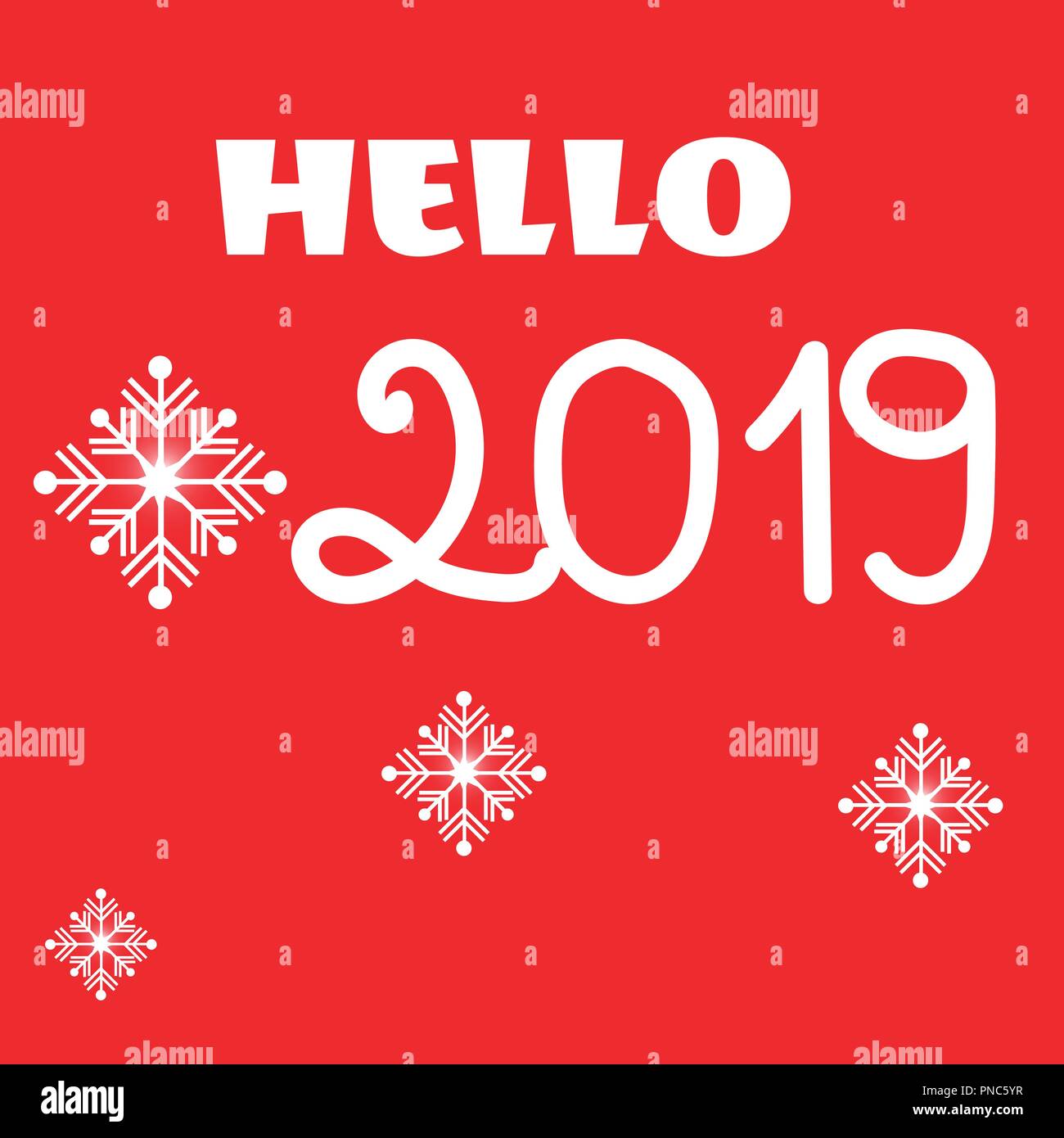Hello 2019 Stock Vector Images - Alamy